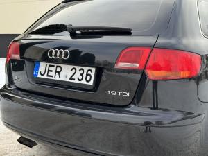 Black Audi A3 2008 in Kaisiadorys, with an engine capacity of 1.90 L and mileage of 320 thousand km for 3100 €, photo 11 on AUTOMOTO.COM.LV