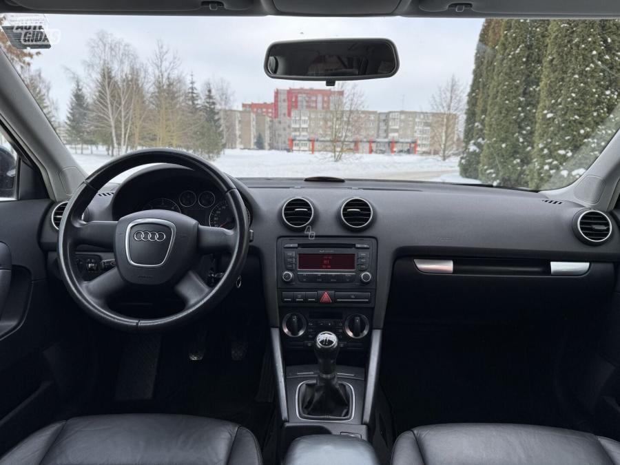 Black Audi A3 2008 in Kaisiadorys, with an engine capacity of 1.90 L and mileage of 320 thousand km for 3100 €, photo 17 on AUTOMOTO.COM.LV