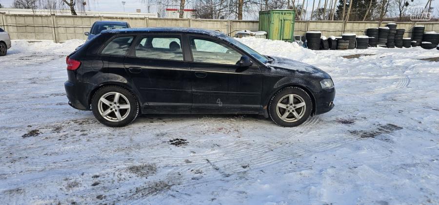 Black Audi A3 2008 in Kaunas, with an engine capacity of 2.00 L and mileage of 380 thousand km for 2550 €, photo 5 on AUTOMOTO.COM.LV