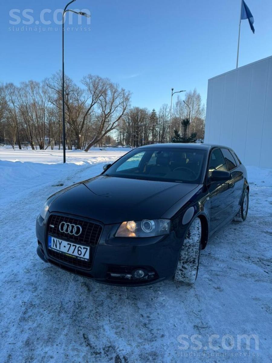 Black Audi A3 2008 in Riga, with an engine capacity of 1.80 L and mileage of 278 thousand km for 5300 €, photo 2 on AUTOMOTO.COM.LV