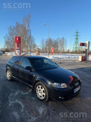 Black Audi A3 2008 in Riga, with an engine capacity of 1.80 L and mileage of 278 thousand km for 5300 €, photo 3 on AUTOMOTO.COM.LV