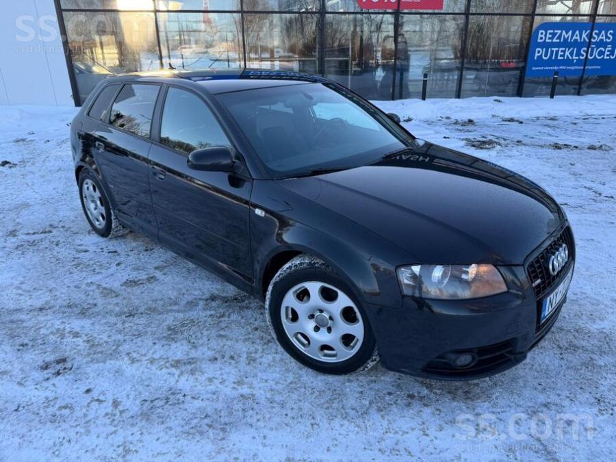 Black Audi A3 2008 in Riga, with an engine capacity of 1.80 L and mileage of 278 thousand km for 5300 €, photo 5 on AUTOMOTO.COM.LV