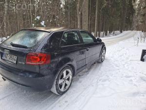 Black Audi A3 2008 in Tukums, with an engine capacity of 1.90 L and mileage of 384 thousand km for 3000 €, photo 4 on AUTOMOTO.COM.LV