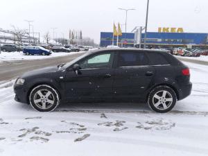 Black Audi A3 2008 in Vilnius, with an engine capacity of 1.90 L and mileage of 324 thousand km for 3000 €, photo 3 on AUTOMOTO.COM.LV