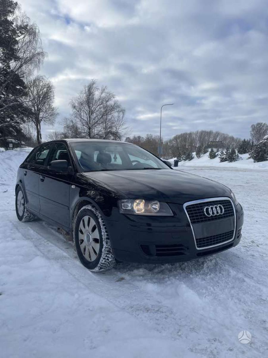 Black Audi A3 2008 in Siauliai, with an engine capacity of 1.90 L and mileage of 340 thousand km for 2550 €, photo 1 on AUTOMOTO.COM.LV
