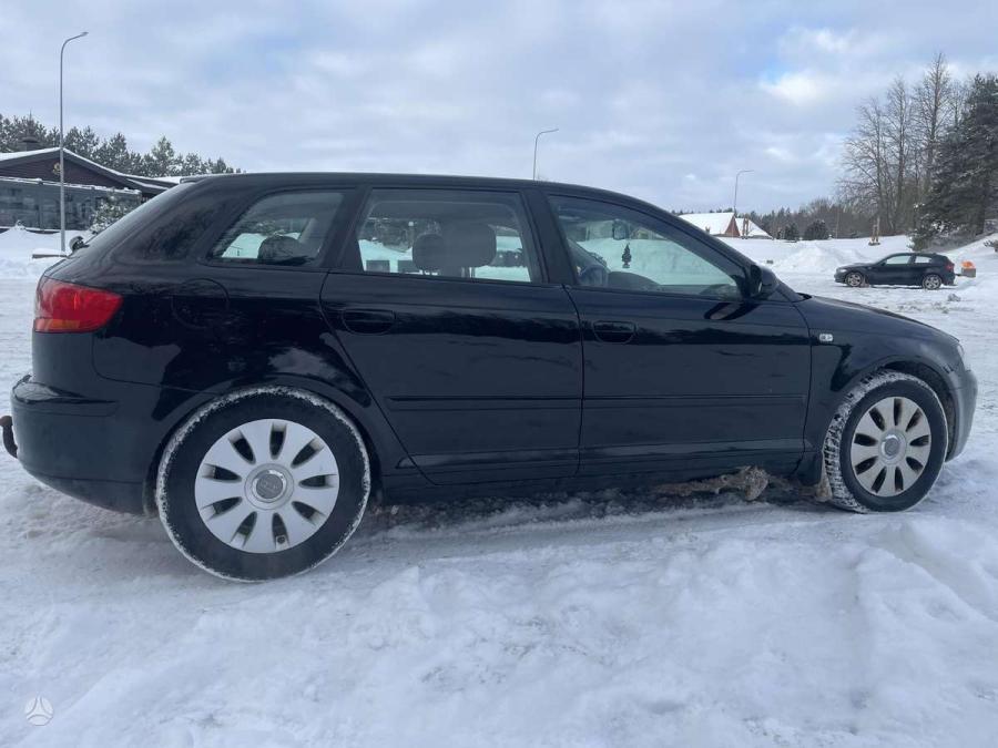 Black Audi A3 2008 in Siauliai, with an engine capacity of 1.90 L and mileage of 340 thousand km for 2550 €, photo 7 on AUTOMOTO.COM.LV