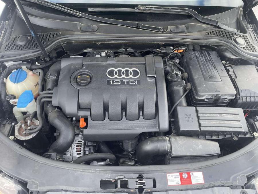 Black Audi A3 2008 in Siauliai, with an engine capacity of 1.90 L and mileage of 340 thousand km for 2550 €, photo 13 on AUTOMOTO.COM.LV