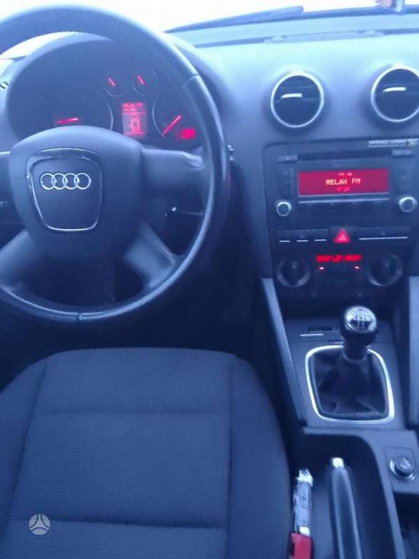 Melns Audi A3 2008 Šauļi, ar dzinēja tilpumu 1.90 L un nobraukumu 320 tūkst. km par 2850 €, foto 8 vietnē AUTOMOTO.COM.LV
