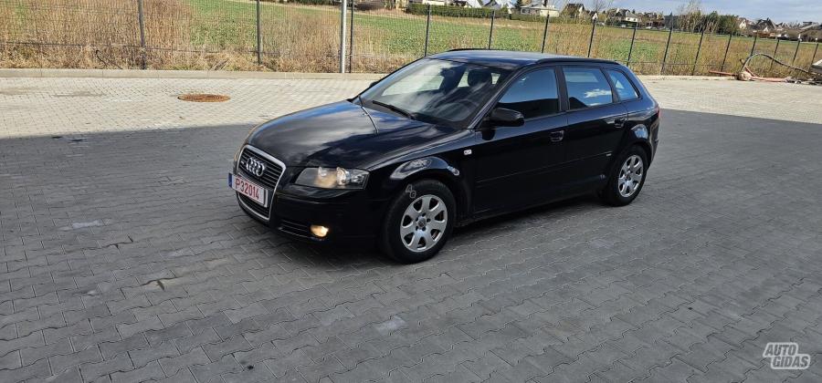 Black Audi A3 2008 in Kaunas, with an engine capacity of 2.00 L and mileage of 320 thousand km for 3650 €, photo 7 on AUTOMOTO.COM.LV