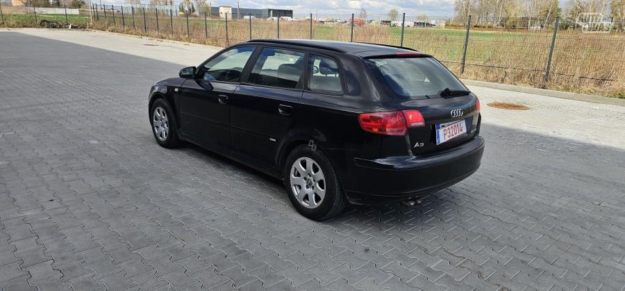 Black Audi A3 2008 in Kaunas, with an engine capacity of 2.00 L and mileage of 320 thousand km for 3650 €, photo 10 on AUTOMOTO.COM.LV