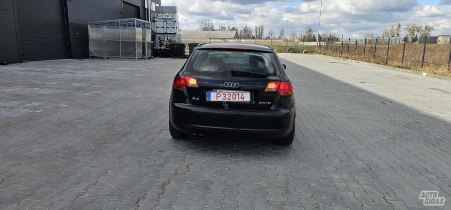 Black Audi A3 2008 in Kaunas, with an engine capacity of 2.00 L and mileage of 320 thousand km for 3650 €, photo 11 on AUTOMOTO.COM.LV