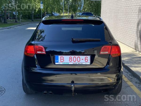 Black Audi A3 2008 in Riga, with an engine capacity of 2.00 L and mileage of 0 thousand km for 4199 €, photo 5 on AUTOMOTO.COM.LV