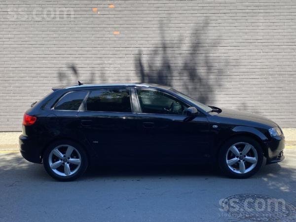Black Audi A3 2008 in Riga, with an engine capacity of 2.00 L and mileage of 0 thousand km for 4199 €, photo 7 on AUTOMOTO.COM.LV
