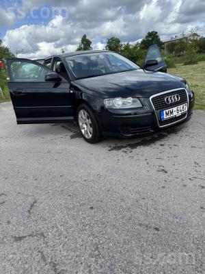 Black Audi A3 2008 in Ogre, with an engine capacity of 1.90 L and mileage of 288 thousand km for 2200 €, photo  on AUTOMOTO.COM.LV
