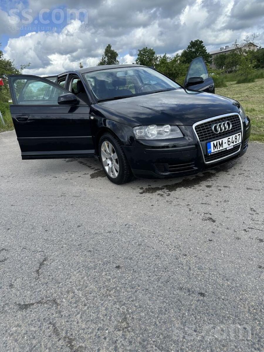 Melns Audi A3 2008 Ogre, ar dzinēja tilpumu 1.90 L un nobraukumu 288 tūkst. km par 2200 €, foto 1 vietnē AUTOMOTO.COM.LV
