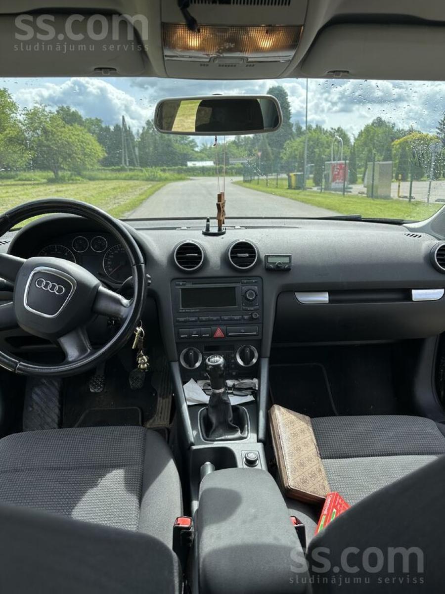 Melns Audi A3 2008 Ogre, ar dzinēja tilpumu 1.90 L un nobraukumu 288 tūkst. km par 2200 €, foto 8 vietnē AUTOMOTO.COM.LV
