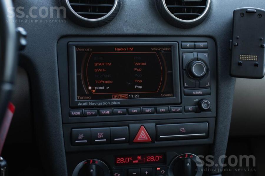 Черный Ауди А3 2008 в Рига, объемом двигателя 2.00 л и пробегом 331 тыс. км за 4390 €, фото 20 на AUTOMOTO.COM.LV
