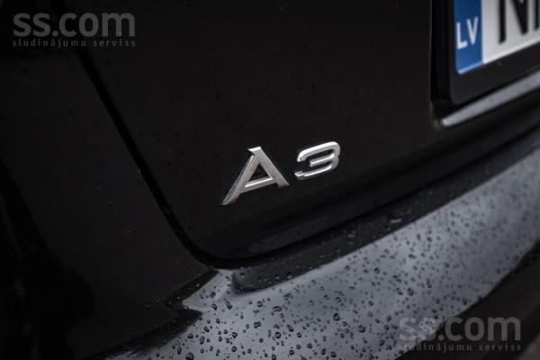 Black Audi A3 2008 in Riga, with an engine capacity of 2.00 L and mileage of 319 thousand km for 6450 €, photo 7 on AUTOMOTO.COM.LV