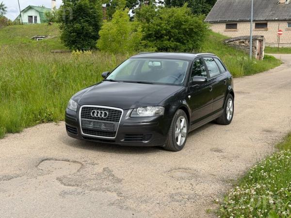 Melns Audi A3 2008 Ludza, ar dzinēja tilpumu 1.90 L un nobraukumu 0 tūkst. km par 4650 €, foto 2 vietnē AUTOMOTO.COM.LV