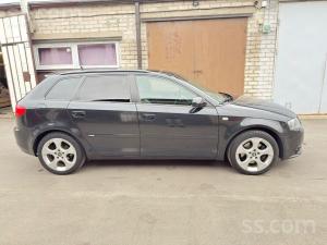 Black Audi A3 2008 in Riga, with an engine capacity of 2.00 L and mileage of 292 thousand km for 6500 €, photo 6 on AUTOMOTO.COM.LV