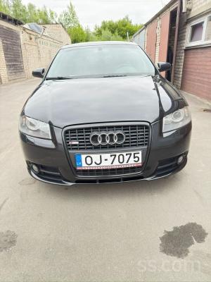 Black Audi A3 2008 in Riga, with an engine capacity of 2.00 L and mileage of 292 thousand km for 6500 €, photo 8 on AUTOMOTO.COM.LV
