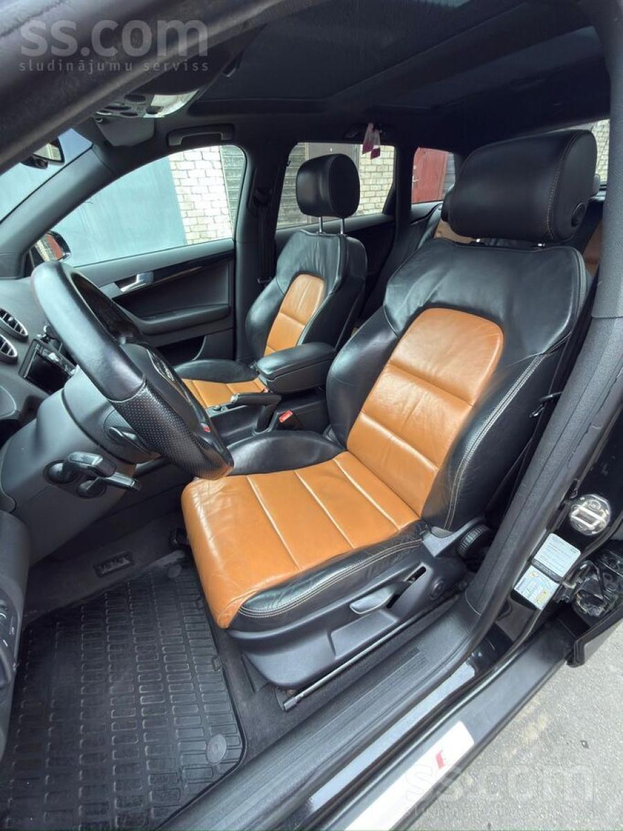 Black Audi A3 2008 in Riga, with an engine capacity of 2.00 L and mileage of 292 thousand km for 6500 €, photo 12 on AUTOMOTO.COM.LV