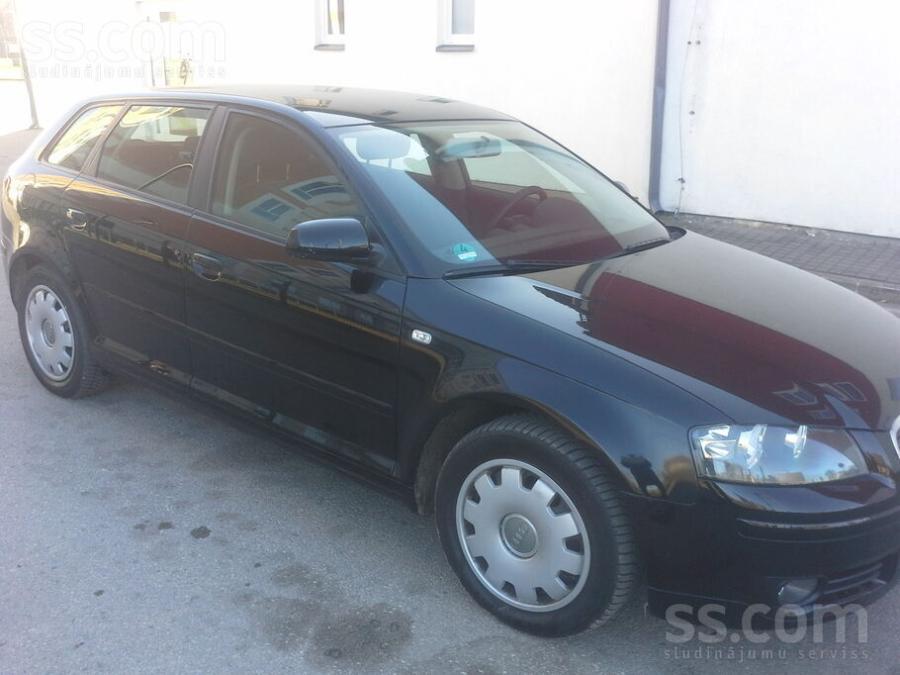 Melns Audi A3 2008 Rēzekne, ar dzinēja tilpumu 1.90 L un nobraukumu 310 tūkst. km par 3450 €, foto 3 vietnē AUTOMOTO.COM.LV
