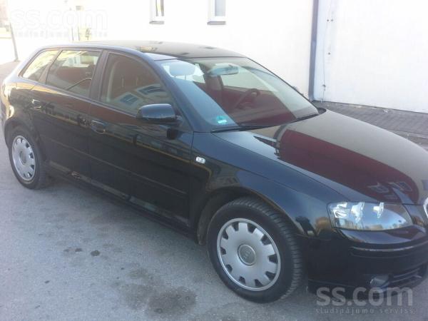 Melns Audi A3 2008 Rēzekne, ar dzinēja tilpumu 1.90 L un nobraukumu 310 tūkst. km par 3450 €, foto 2 vietnē AUTOMOTO.COM.LV