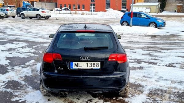 Melns Audi A3 2008 Cēsis, ar dzinēja tilpumu 2.00 L un nobraukumu 310 tūkst. km par 2500 €, foto 6 vietnē AUTOMOTO.COM.LV