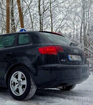 Melns Audi A3 2008 Cēsis, ar dzinēja tilpumu 2.00 L un nobraukumu 310 tūkst. km par 2500 €, foto 22 vietnē AUTOMOTO.COM.LV