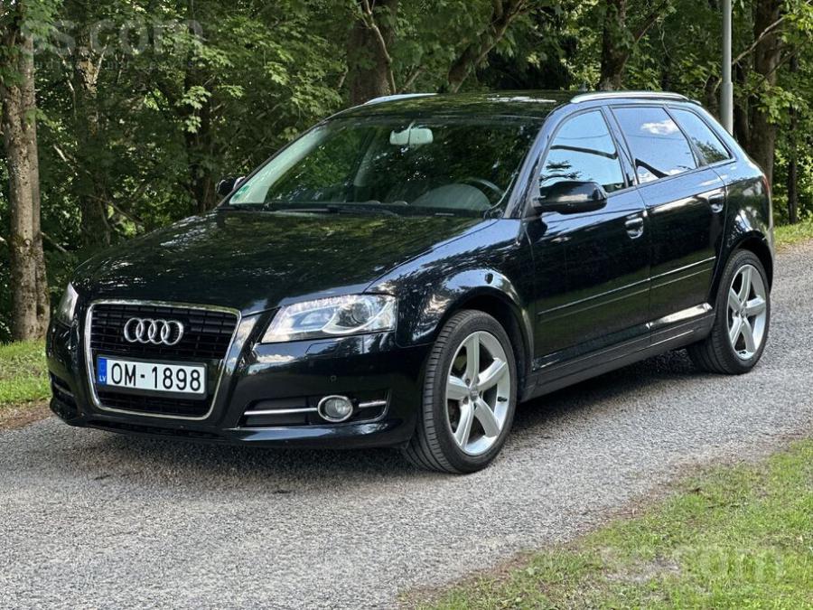 Black Audi A3 2008 in Talsi, with an engine capacity of 1.80 L and mileage of 231 thousand km for 5770 €, photo 1 on AUTOMOTO.COM.LV