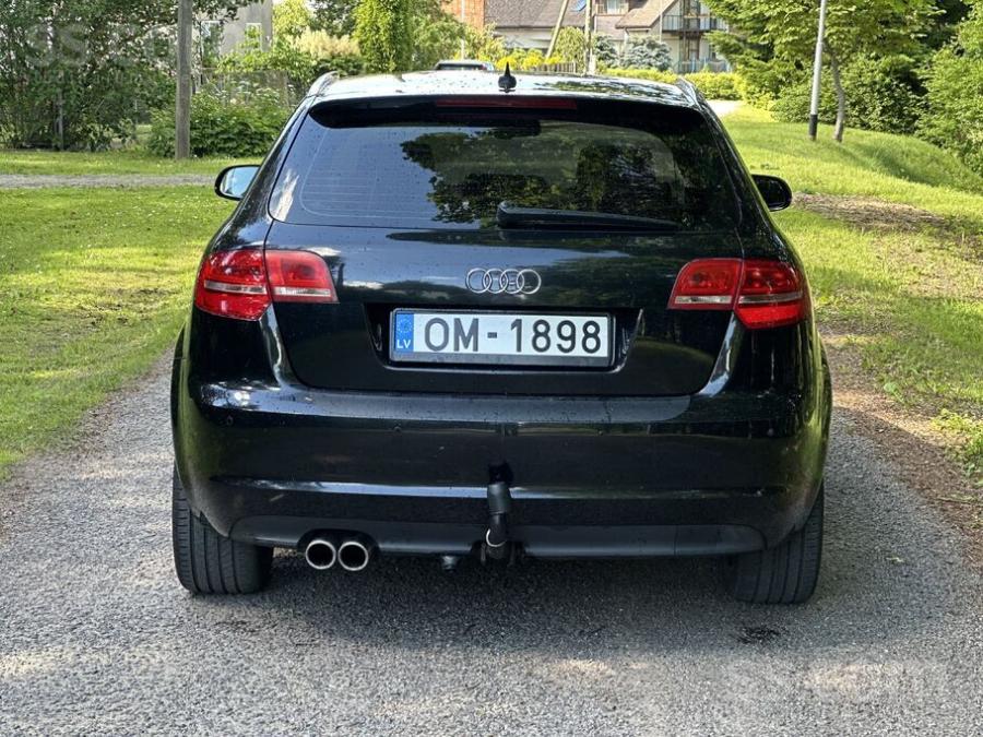 Black Audi A3 2008 in Talsi, with an engine capacity of 1.80 L and mileage of 231 thousand km for 5770 €, photo 4 on AUTOMOTO.COM.LV