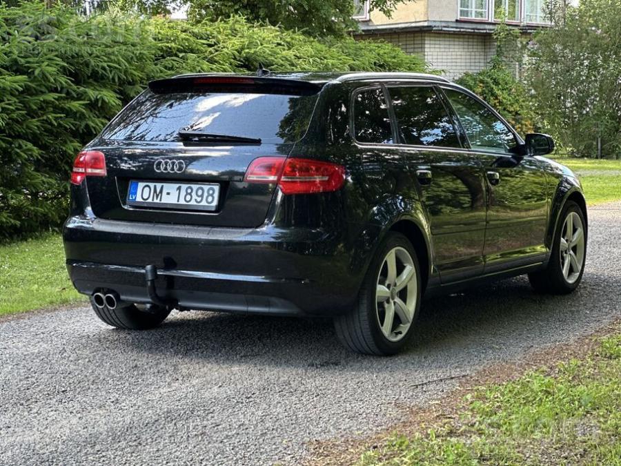Black Audi A3 2008 in Talsi, with an engine capacity of 1.80 L and mileage of 231 thousand km for 5770 €, photo 5 on AUTOMOTO.COM.LV
