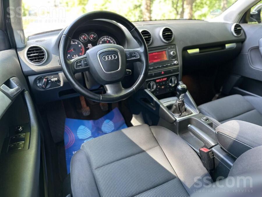 Black Audi A3 2008 in Talsi, with an engine capacity of 1.80 L and mileage of 231 thousand km for 5770 €, photo 13 on AUTOMOTO.COM.LV