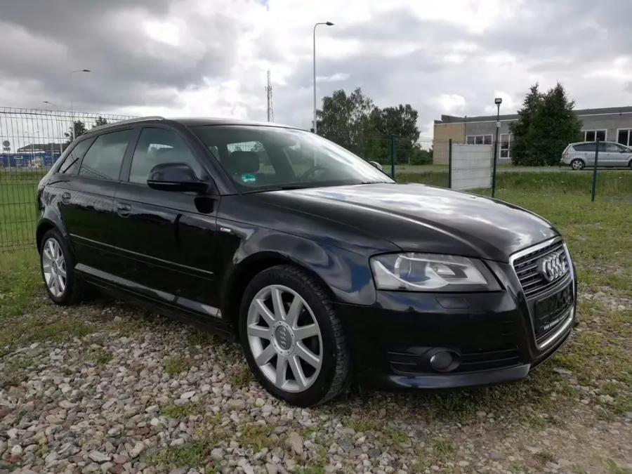 Black Audi A3 2008 in Saldus, with an engine capacity of 2.00 L and mileage of 260 thousand km for 5900 €, photo 4 on AUTOMOTO.COM.LV