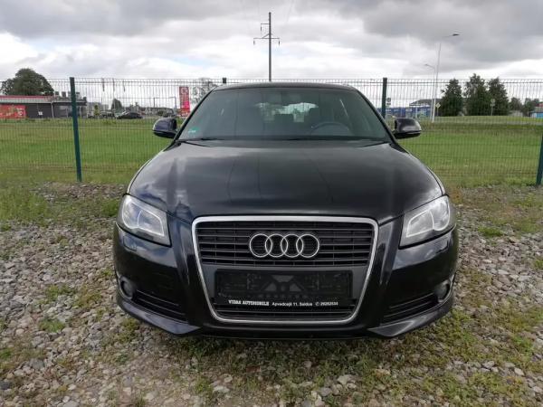 Black Audi A3 2008 in Saldus, with an engine capacity of 2.00 L and mileage of 260 thousand km for 5900 €, photo 5 on AUTOMOTO.COM.LV