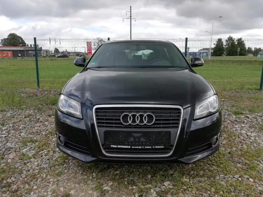 Black Audi A3 2008 in Saldus, with an engine capacity of 2.00 L and mileage of 260 thousand km for 5900 €, photo 6 on AUTOMOTO.COM.LV
