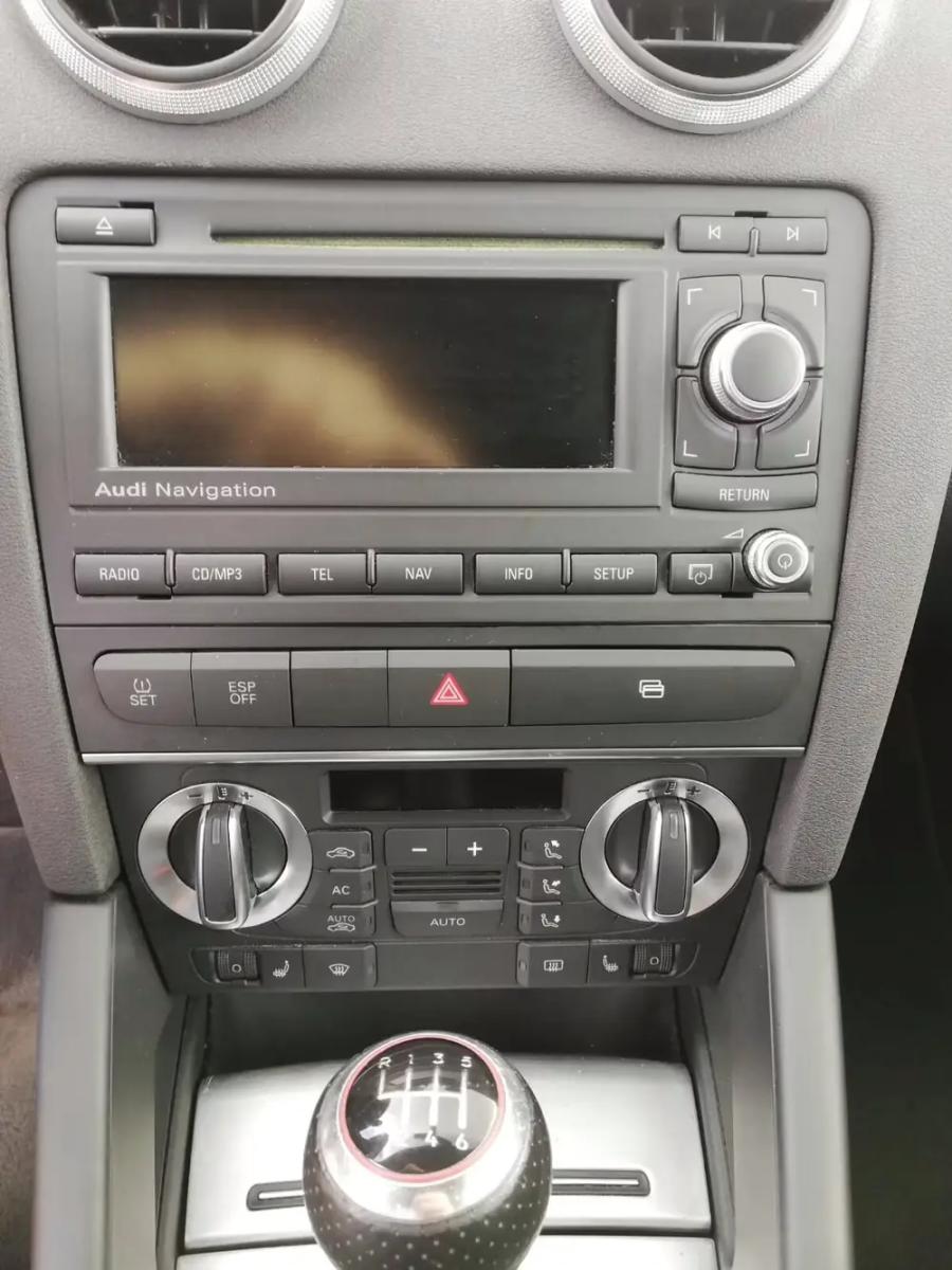 Black Audi A3 2008 in Saldus, with an engine capacity of 2.00 L and mileage of 260 thousand km for 5900 €, photo 14 on AUTOMOTO.COM.LV