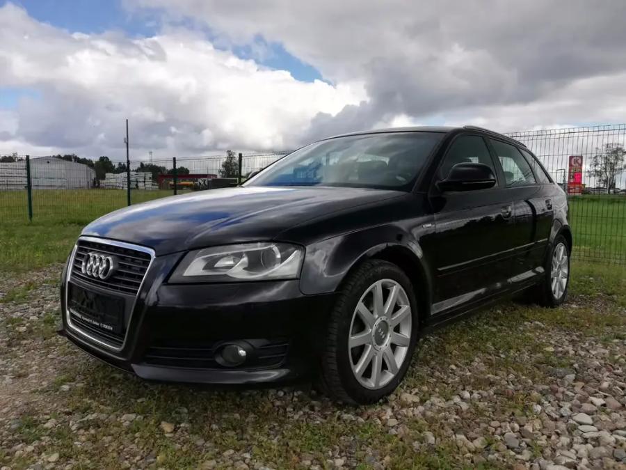 Black Audi A3 2008 in Saldus, with an engine capacity of 2.00 L and mileage of 260 thousand km for 5900 €, photo 16 on AUTOMOTO.COM.LV