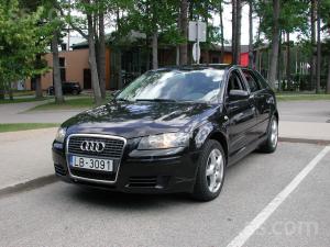 Black Audi A3 2008 in Valmiera, with an engine capacity of 1.90 L and mileage of 345 thousand km for 3000 €, photo  on AUTOMOTO.COM.LV