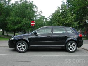 Black Audi A3 2008 in Valmiera, with an engine capacity of 1.90 L and mileage of 345 thousand km for 3000 €, photo 3 on AUTOMOTO.COM.LV