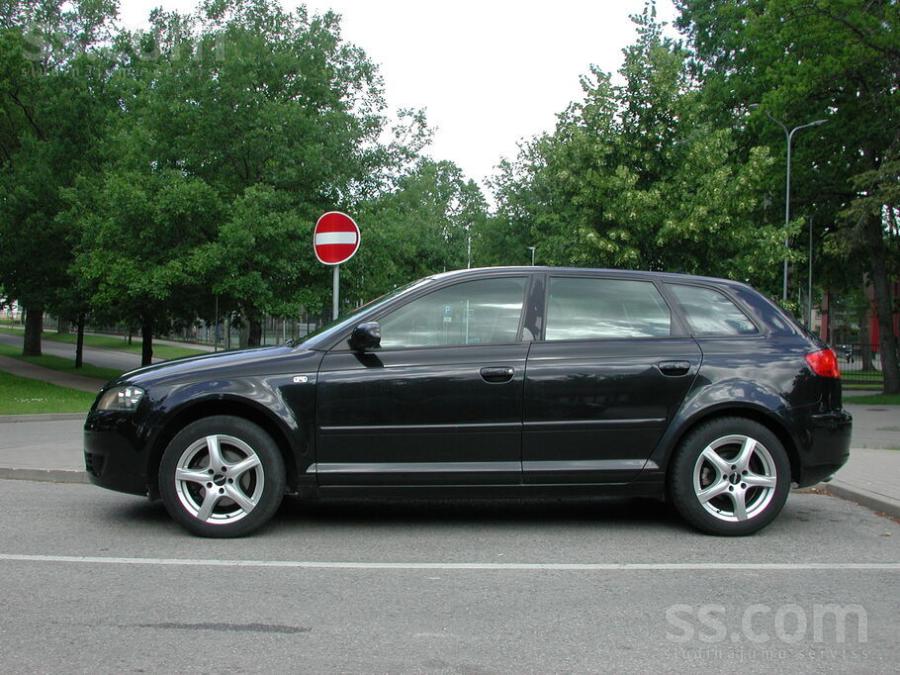Black Audi A3 2008 in Valmiera, with an engine capacity of 1.90 L and mileage of 345 thousand km for 3000 €, photo 3 on AUTOMOTO.COM.LV