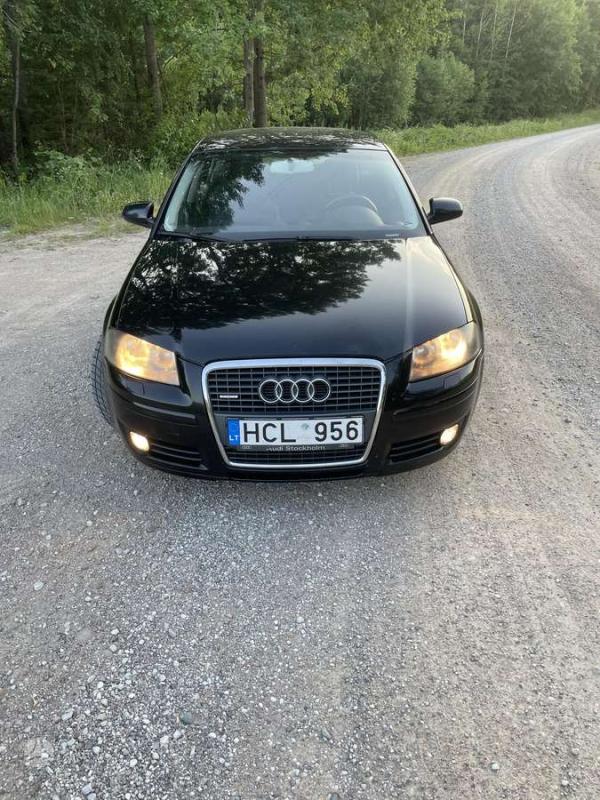 Black Audi A3 2008 in Taurage, with an engine capacity of 1.97 L and mileage of 308 thousand km for 2499 €, photo 2 on AUTOMOTO.COM.LV