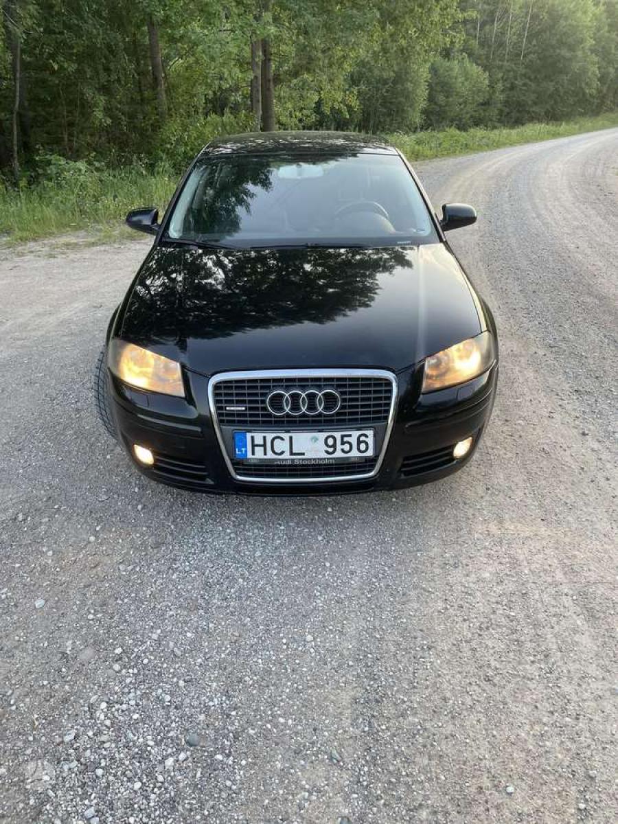 Black Audi A3 2008 in Taurage, with an engine capacity of 1.97 L and mileage of 308 thousand km for 2499 €, photo 3 on AUTOMOTO.COM.LV