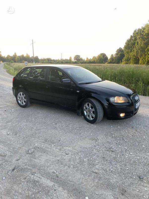 Black Audi A3 2008 in Taurage, with an engine capacity of 1.97 L and mileage of 308 thousand km for 2499 €, photo 5 on AUTOMOTO.COM.LV