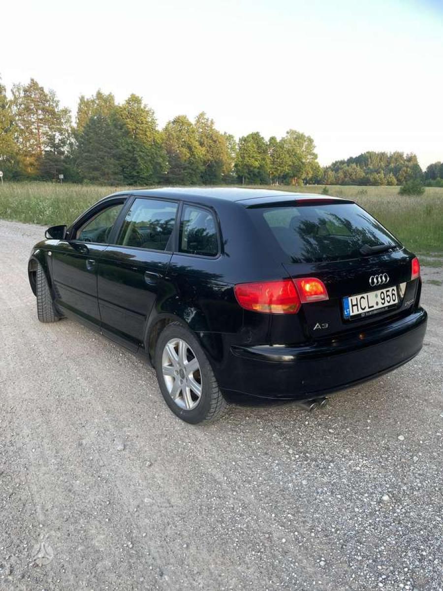 Black Audi A3 2008 in Taurage, with an engine capacity of 1.97 L and mileage of 308 thousand km for 2499 €, photo 10 on AUTOMOTO.COM.LV