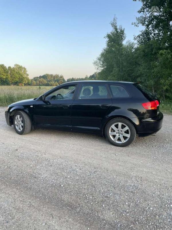 Black Audi A3 2008 in Taurage, with an engine capacity of 1.97 L and mileage of 308 thousand km for 2499 €, photo 10 on AUTOMOTO.COM.LV