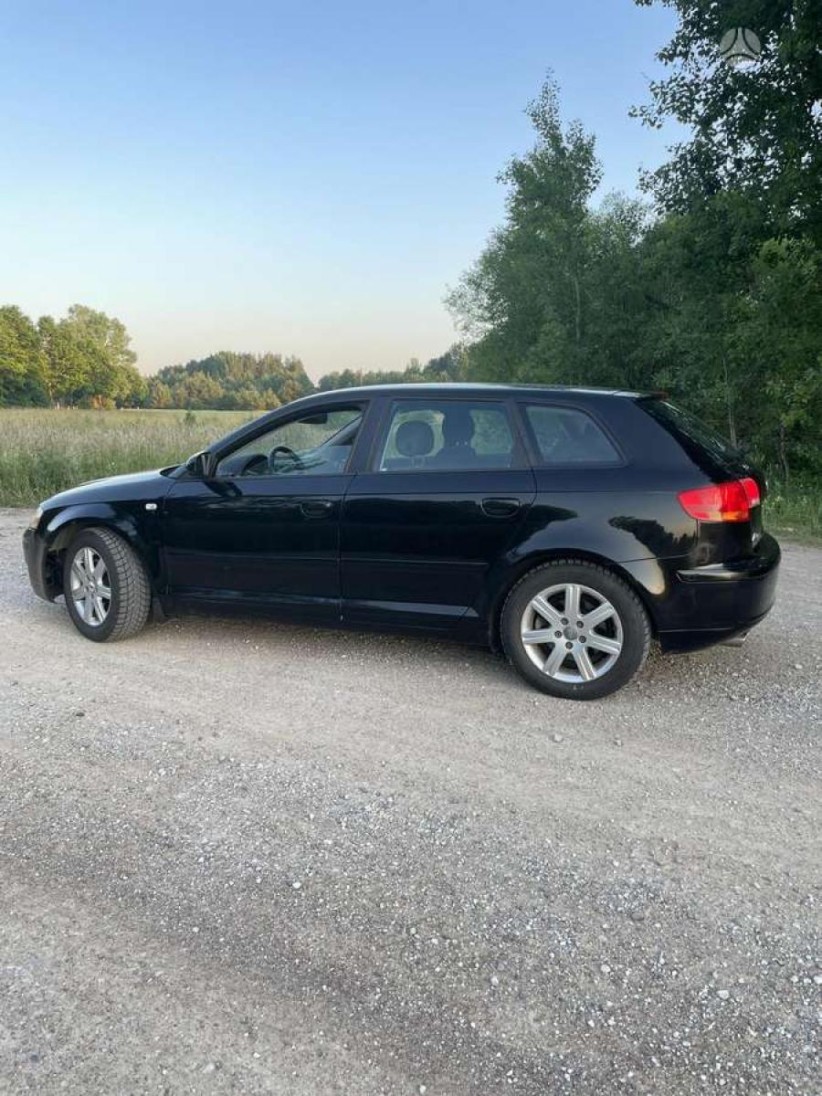 Black Audi A3 2008 in Taurage, with an engine capacity of 1.97 L and mileage of 308 thousand km for 2499 €, photo 11 on AUTOMOTO.COM.LV