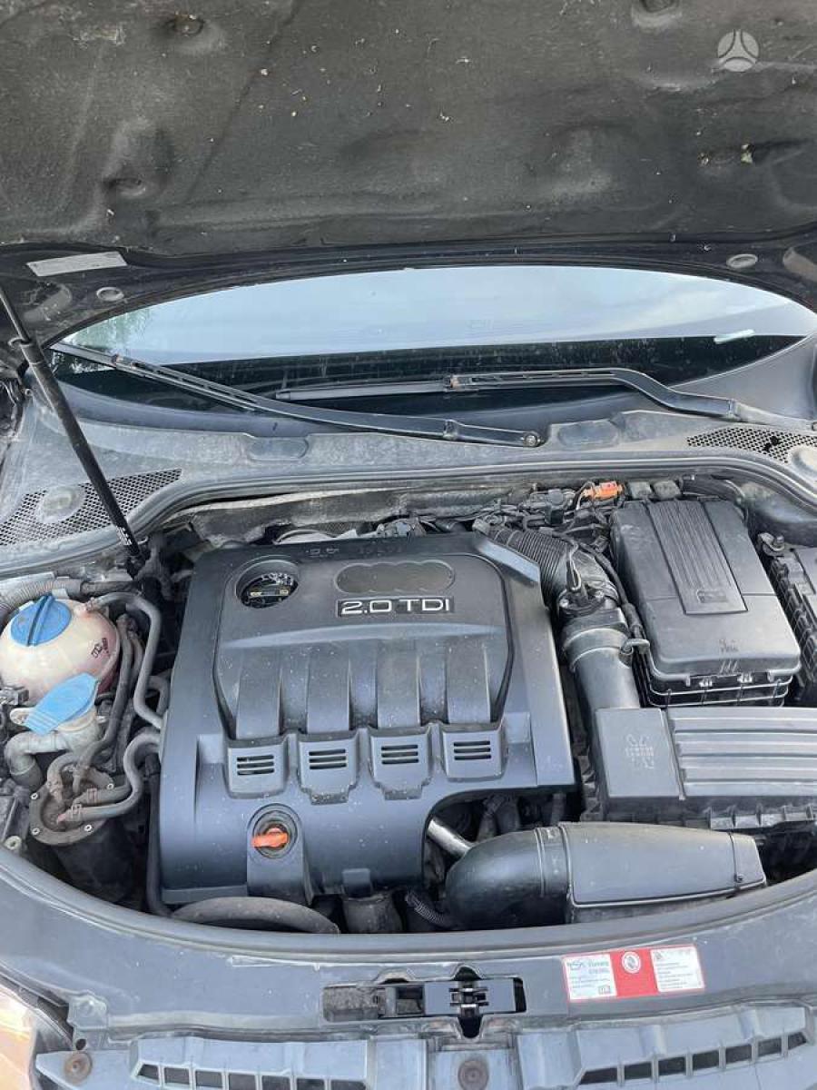 Black Audi A3 2008 in Taurage, with an engine capacity of 1.97 L and mileage of 308 thousand km for 2499 €, photo 17 on AUTOMOTO.COM.LV