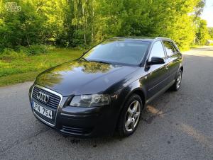 Melns Audi A3 2008 Panevēža, ar dzinēja tilpumu 1.90 L un nobraukumu 340 tūkst. km par 2650 €, foto  vietnē AUTOMOTO.COM.LV